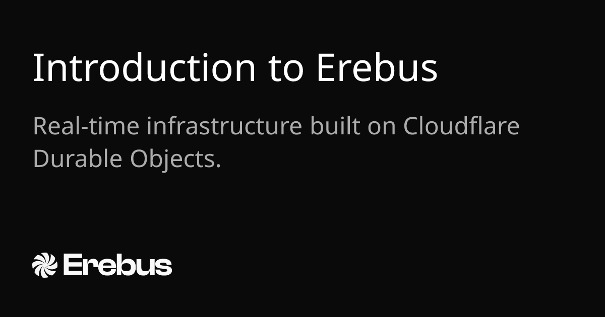 Introduction to Erebus | Erebus